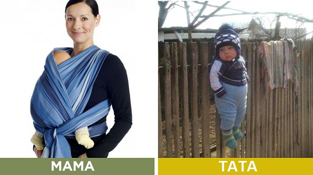 Mama vs. tata. Różnice w wychowaniu [10 zdjęć]